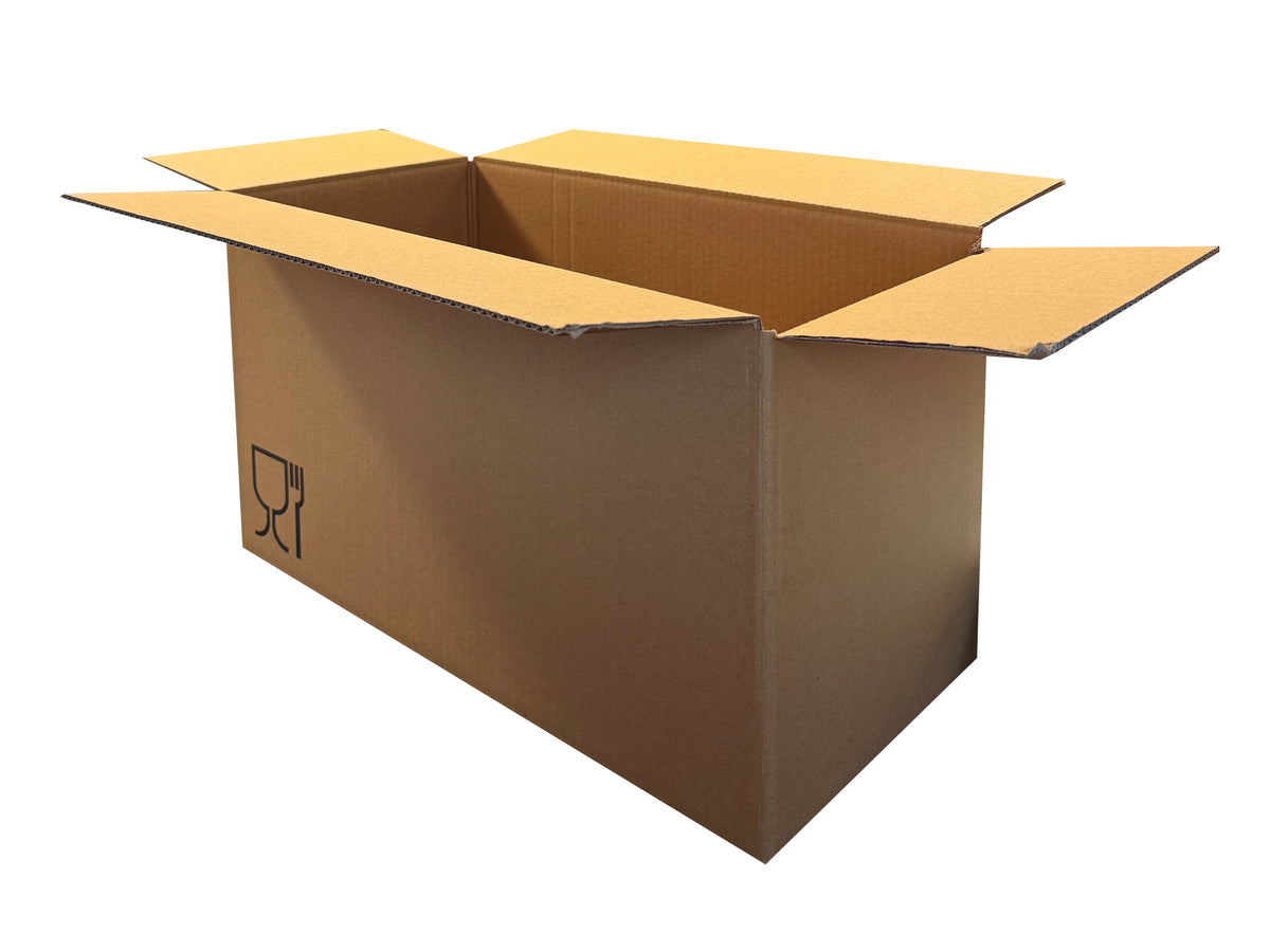 New Printed Strong Single Wall Box - 525mm x 251mm x 282mm – Sadlers